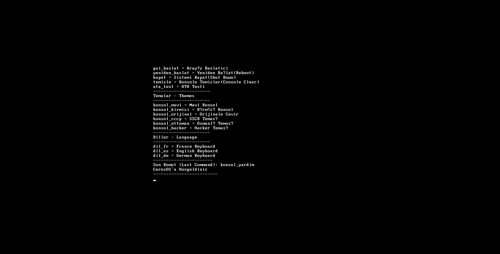 GitHub - alicangnll/ceres-os-projesi: Ceres OS | C# Ile Yazılmış Türkiyenin Ilk Sistemi